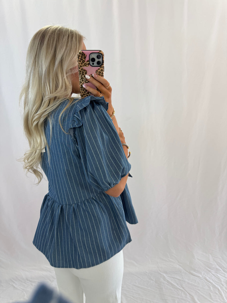 Darlin Denim Top – Kat & Liz